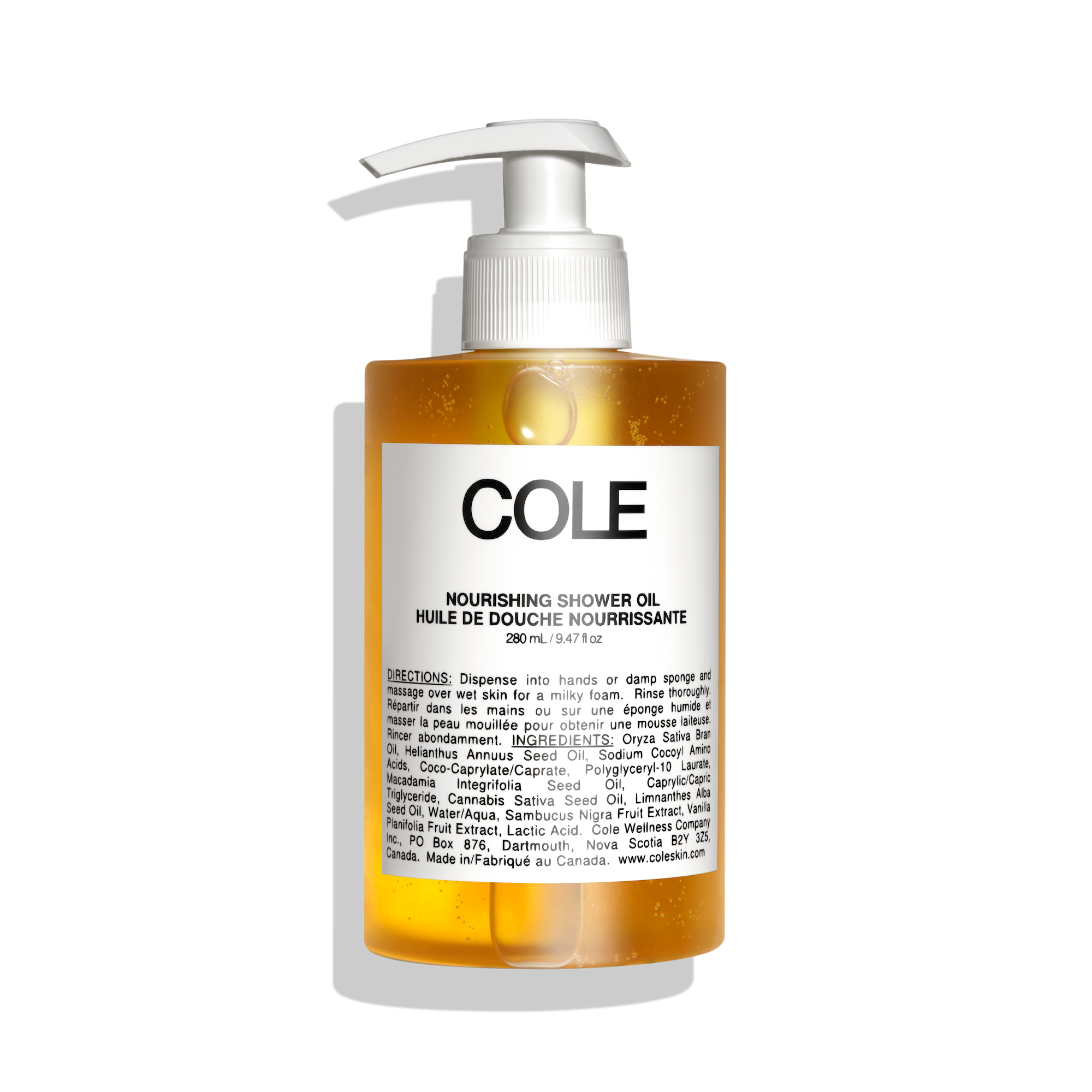Nourishing Shower Oil – Moisturizing Cleansing Oil for Dry Skin | COLE ...
